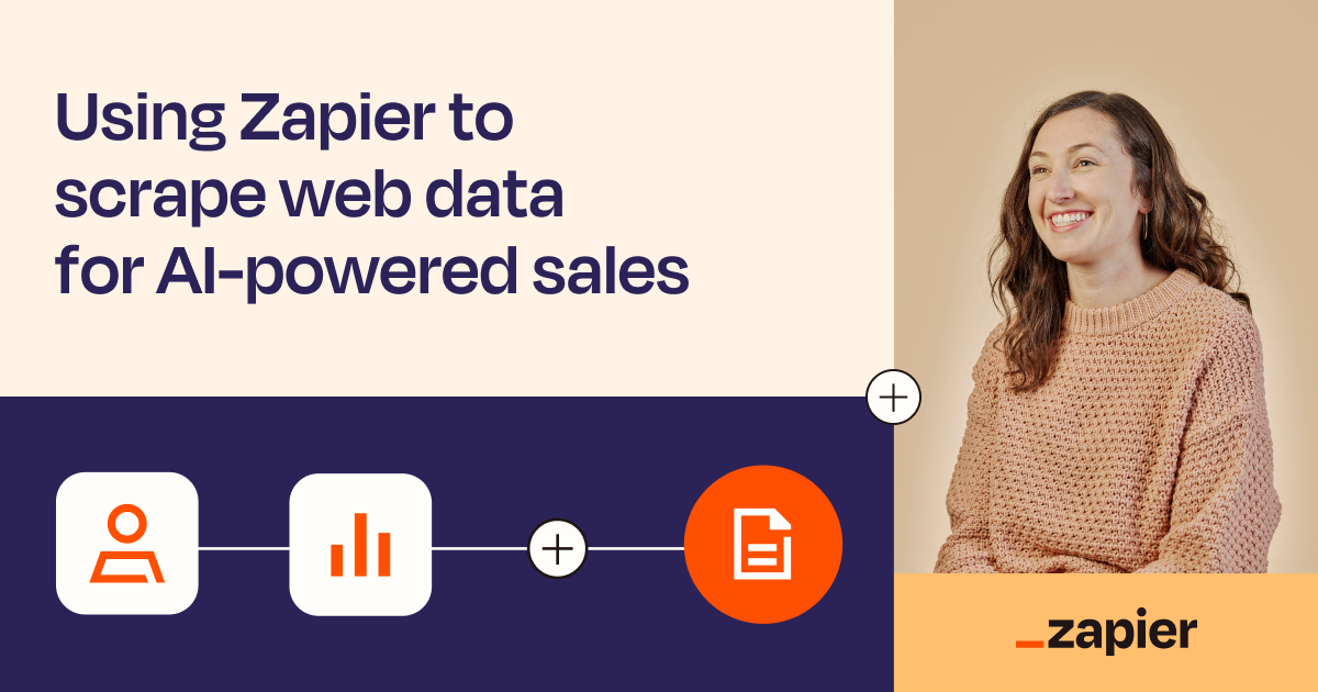 Using Zapier to scrape web data for AI-powered sales | Webinar